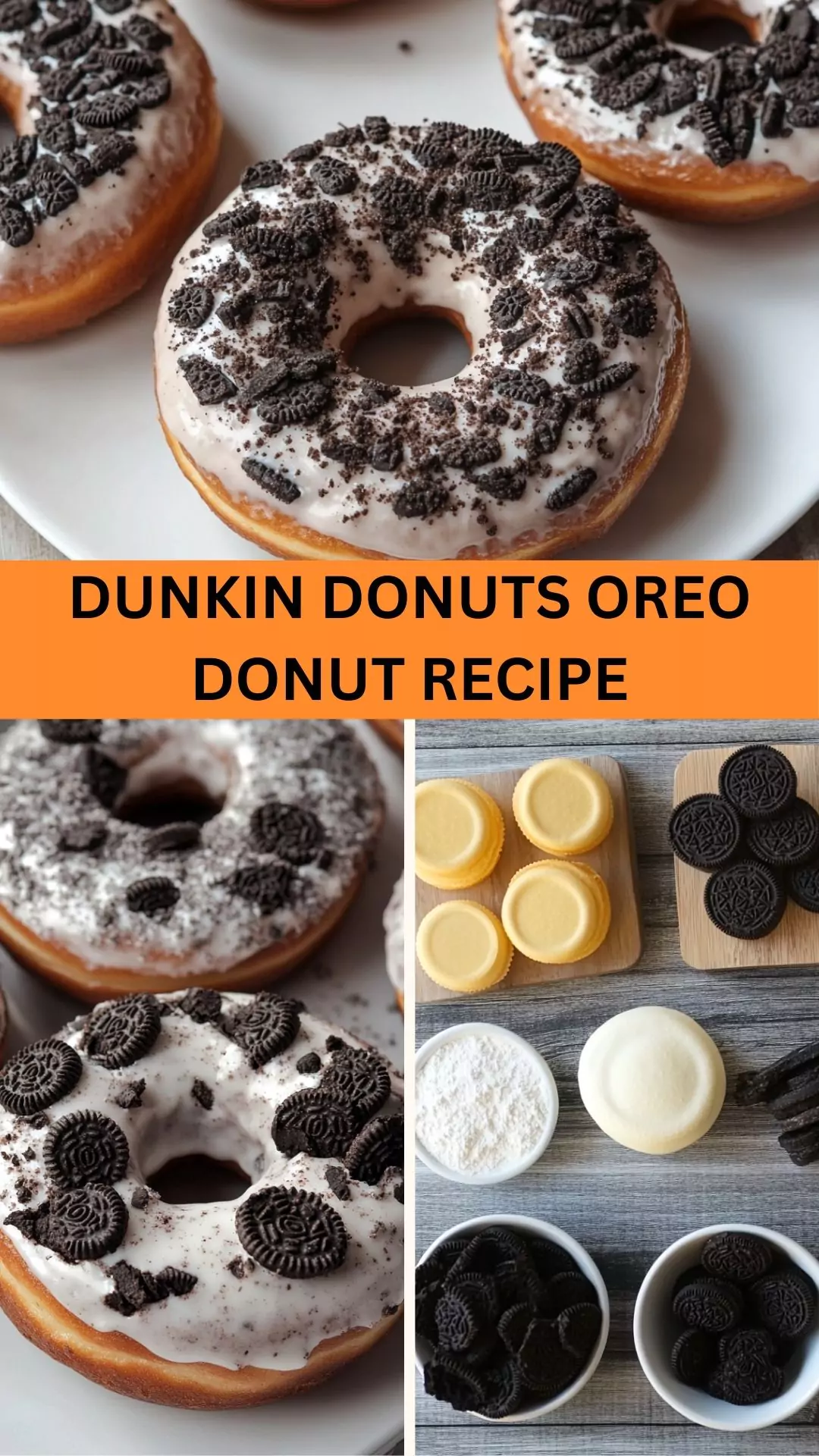 Dunkin Donuts Oreo Donut Recipe - Bite Blaze - Bite Blaze