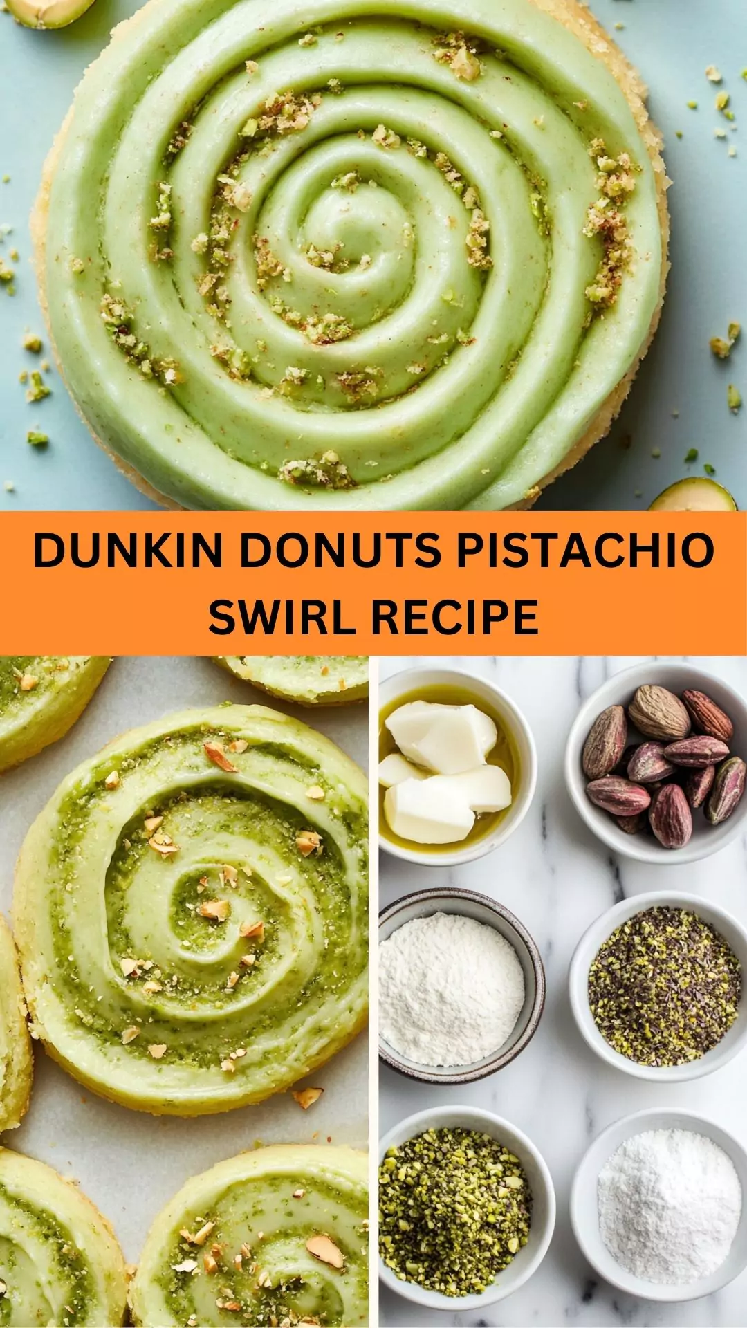 Dunkin Donuts Pistachio Swirl Recipe - Bite Blaze - Bite Blaze