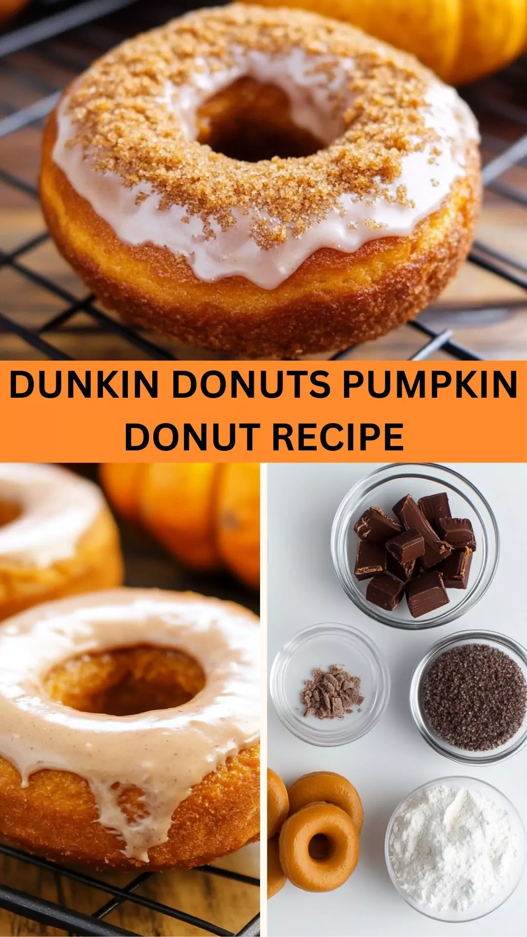 Dunkin Donuts Pumpkin Donut Recipe - Bite Blaze - Bite Blaze