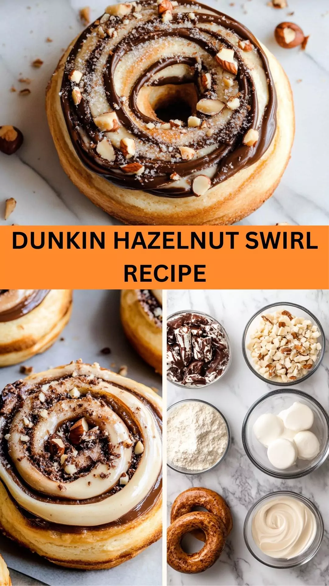 Dunkin Hazelnut Swirl Recipe - Bite Blaze - Bite Blaze