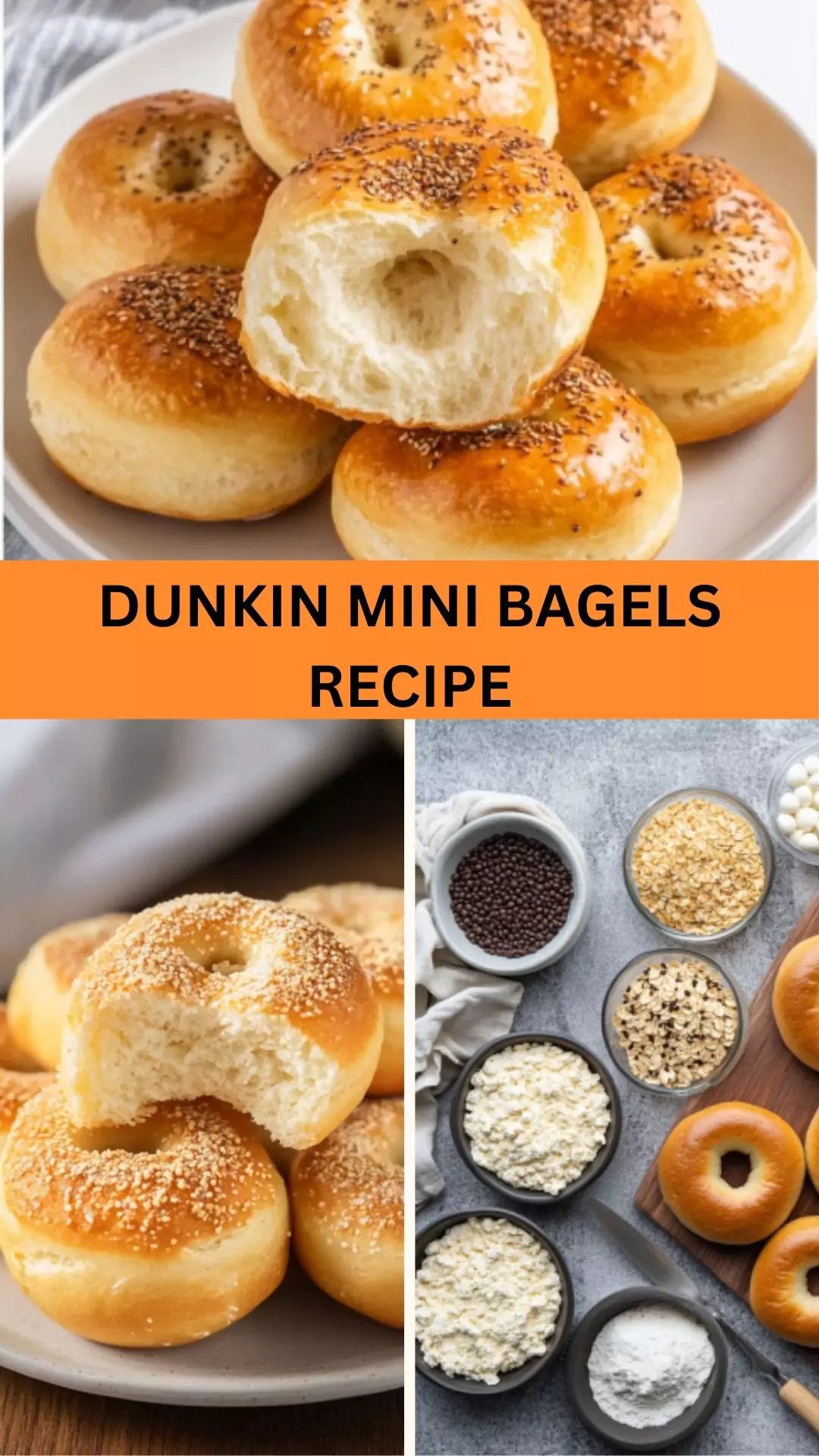 Dunkin Mini Bagels Recipe - Bite Blaze - Bite Blaze