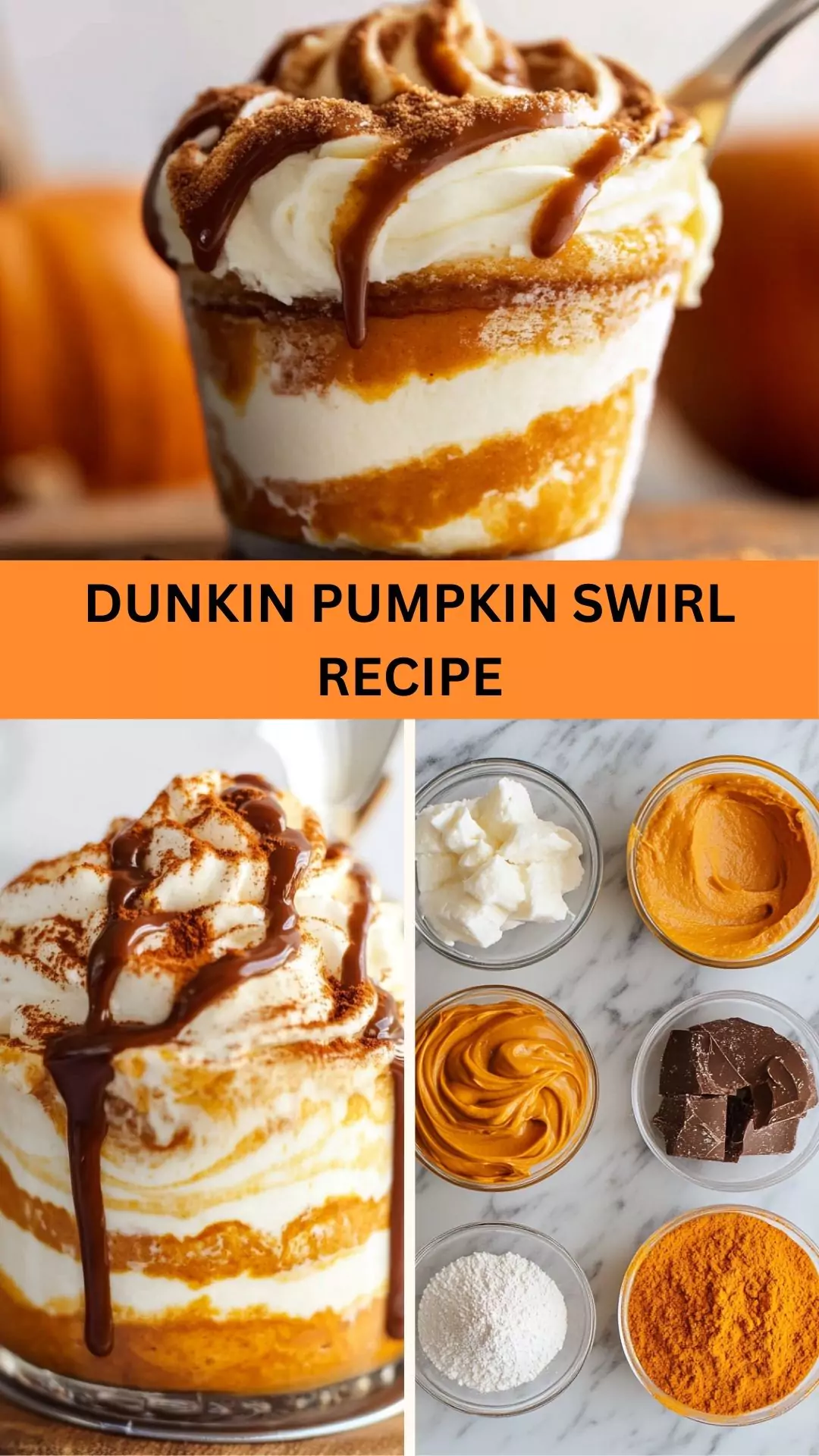 Dunkin Pumpkin Swirl Recipe - Bite Blaze - Bite Blaze