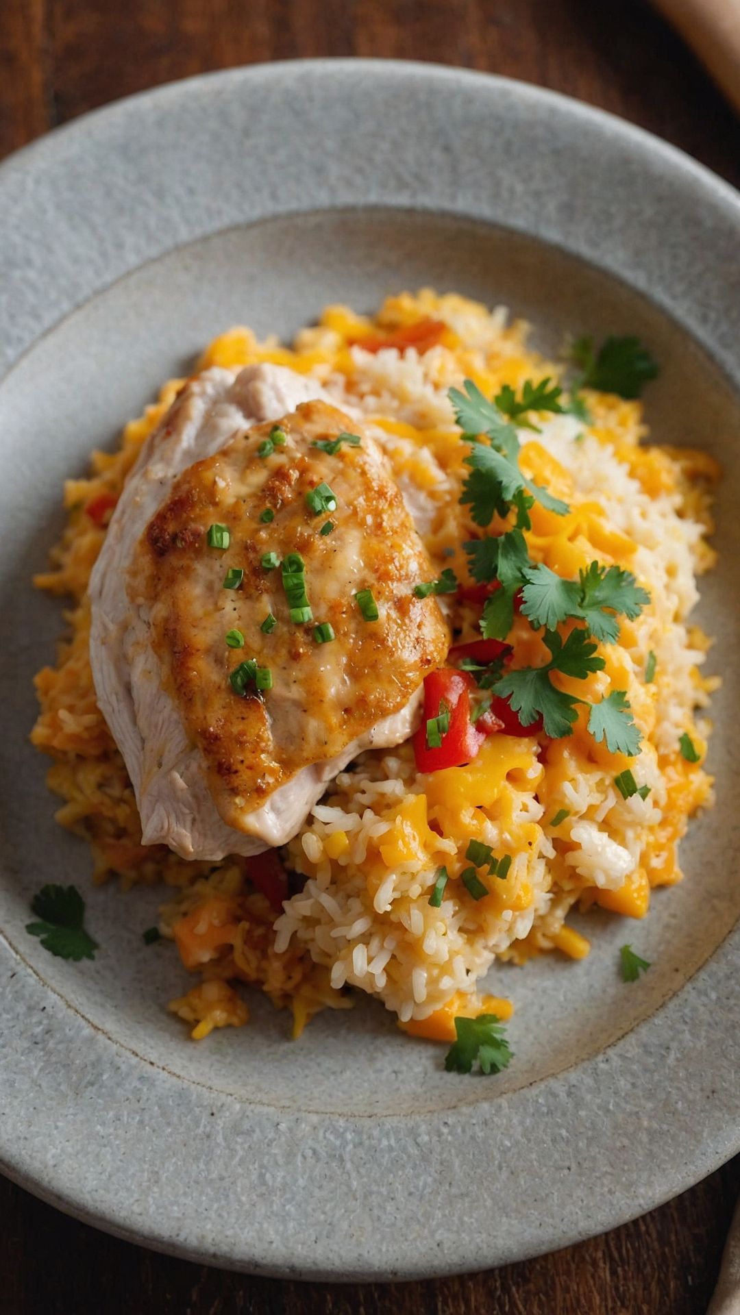 Low Carb Cheesy Chicken And Rice Recipe - Bite Blaze - Bite Blaze