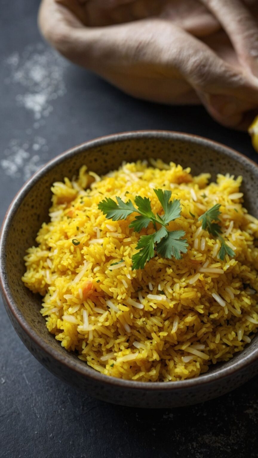 Turmeric Yellow Rice Recipe - Bite Blaze - Bite Blaze