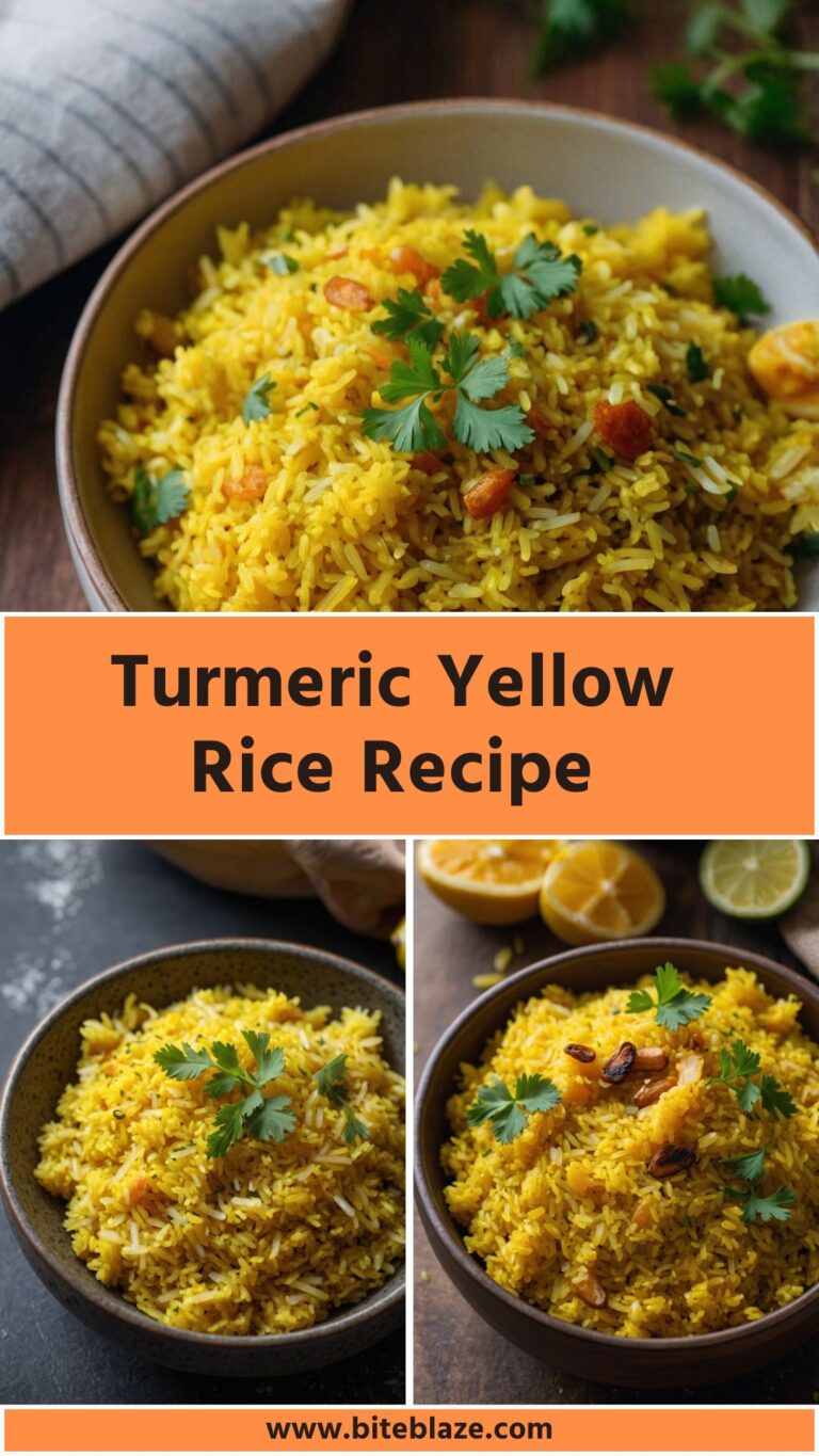 Turmeric Yellow Rice Recipe - Bite Blaze - Bite Blaze