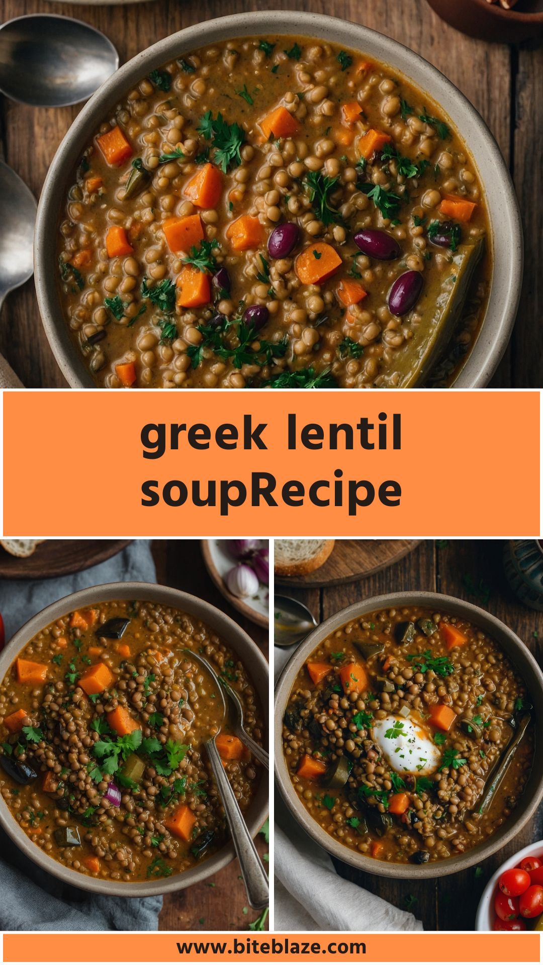 Greek Lentil Soup Recipe - Bite Blaze - Bite Blaze