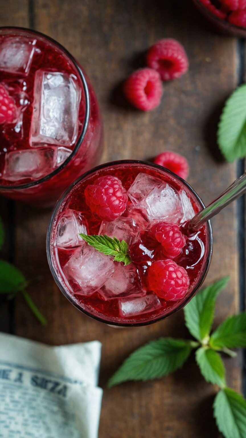 Raspberry Herb Smash Cocktail - Bite Blaze - Bite Blaze