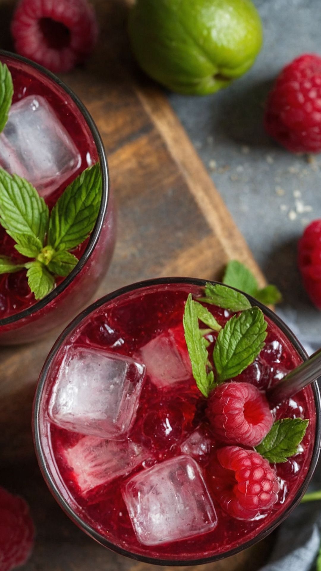 Raspberry Herb Smash Cocktail - Bite Blaze - Bite Blaze